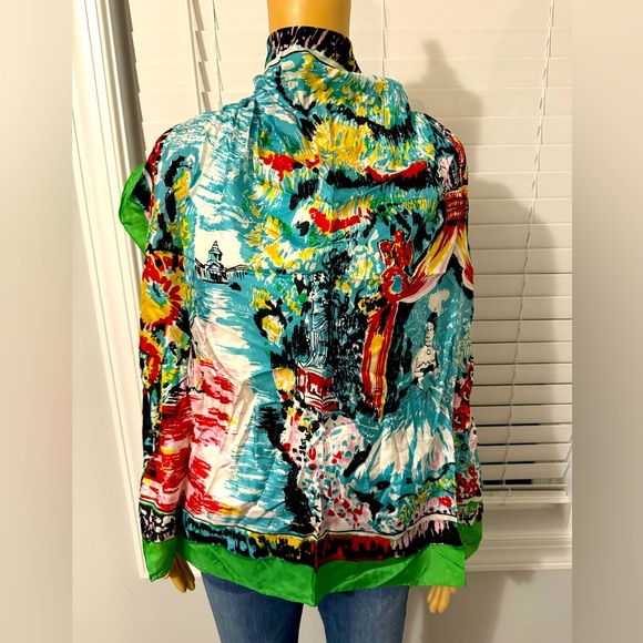 CAbi | Accessories | Stunning Cabi Carol Anderson Print Silk Scarf Nwot ...